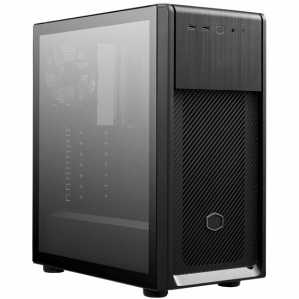 Компьютерный корпус без блока питания Cooler Master Elite 500, 2xUSB3.2, 1x120Fan, w/o PSU, Black, w/o ODD, Window TG left panel, ATX