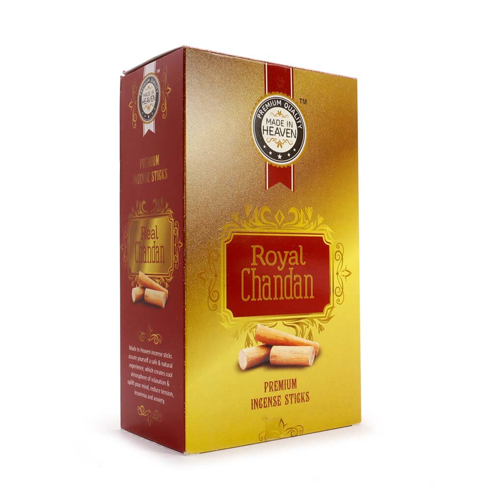 Натуральные благовония Made in Heaven Royal Chandan (Королевский сандал) 15гр