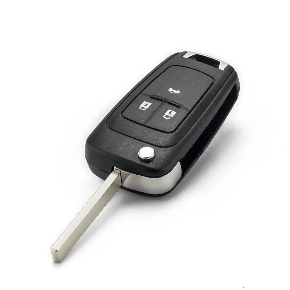Корпус ключа для Chevrolet 3 кнопки, HU100 Blade