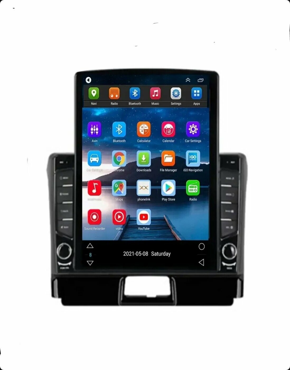 Магнитола андроид Tesla для Corolla E160 с 2012г+/ 8-ядер по 2,2МГц/4+64гб/Android-Auto/CarPlay