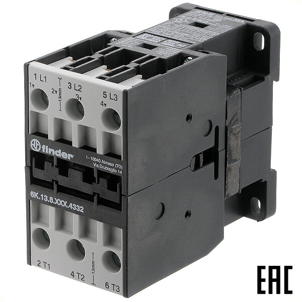Контактор Finder АС3 400В 32A 230В 6K1382304332