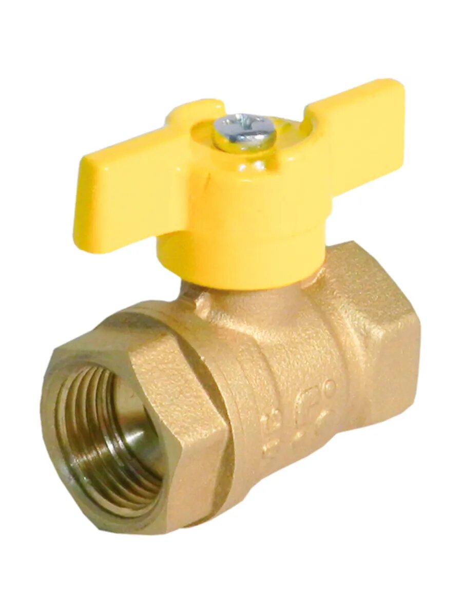 Кран газовый ДУ-25 бабочка