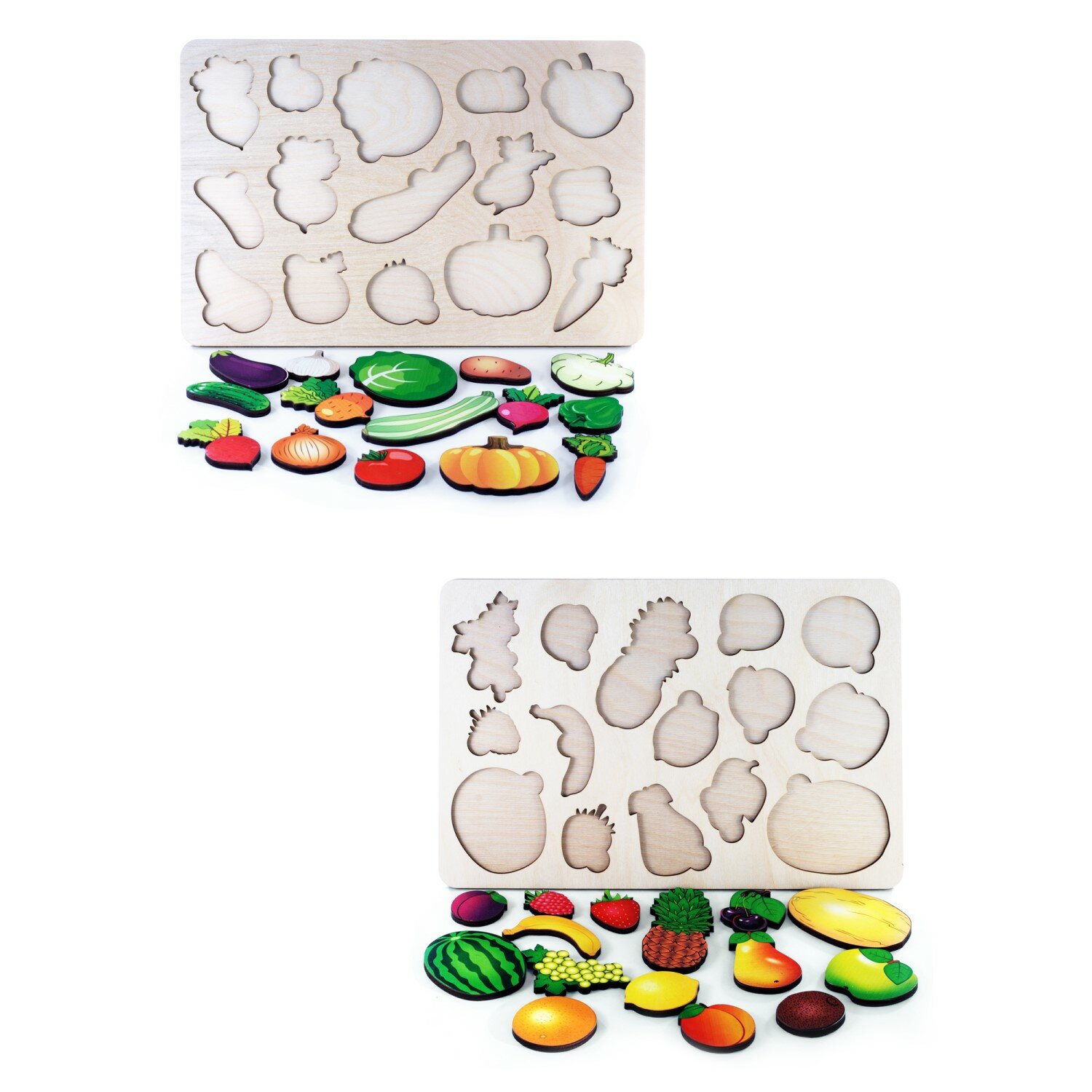 Настольная игра Нескучные игры Овощи + Фрукты