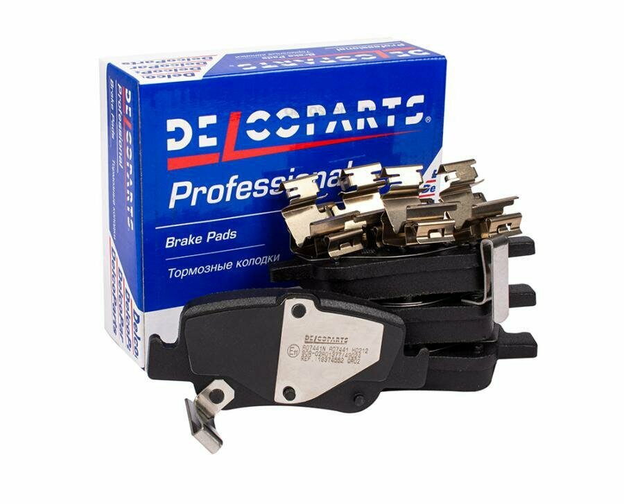 DELCOPARTS 19374552 Колодки тормозные задние дисковые