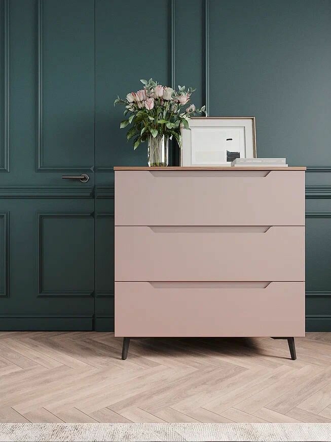 Комод Роза 900 Пудра Скин Тренто