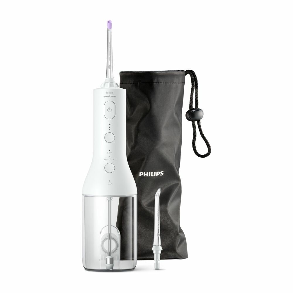 Ирригатор Philips Sonicare Cordless Power Flosser 3000 HX3826, белый