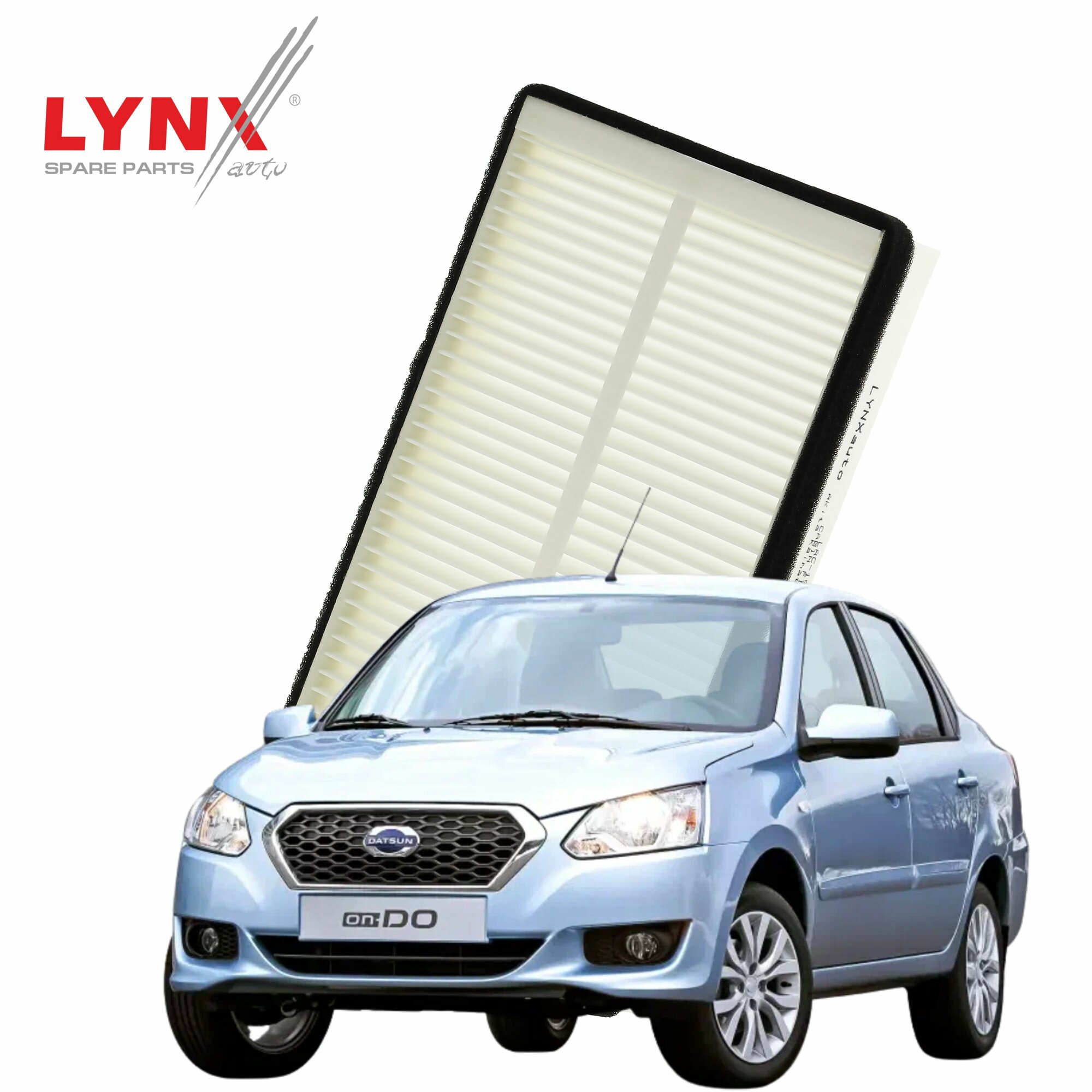 Фильтр салонный Datsun on-DO (1) 2195 / Датсун он-до 1995 1996 1997 1998 1999 2100 2101 2102 / 1шт LYNXauto