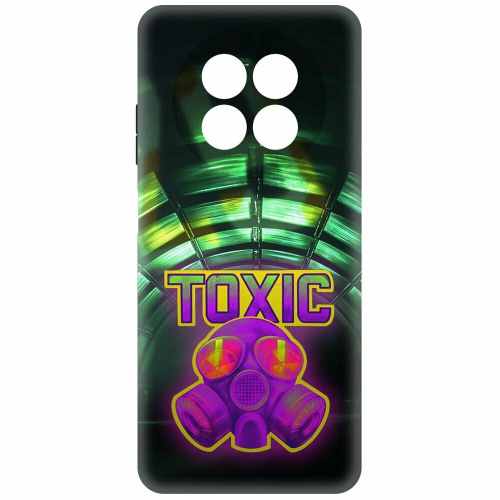 Чехол-накладка Krutoff Soft Case Cтандофф 2 (Standoff 2) - Стикер Toxic для Realme 13 5G черный