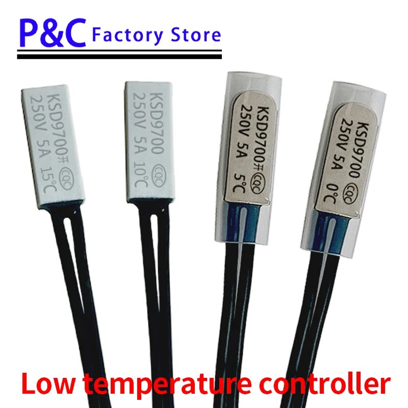 Термостат KSD9700 25C, 1PCS, Plastic-5A-NO