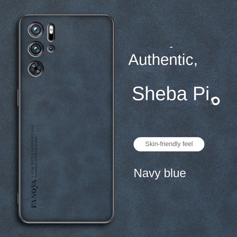 Чехол ZTE Nubia Red Magic 9 Pro NX769J из искусственной кожи, противоударный жесткий чехол-накладка, силиконовый бампер для Nubia Redmagic 9 Pro + Темно-синий, Navy, Red Magic 9 Pro Plus