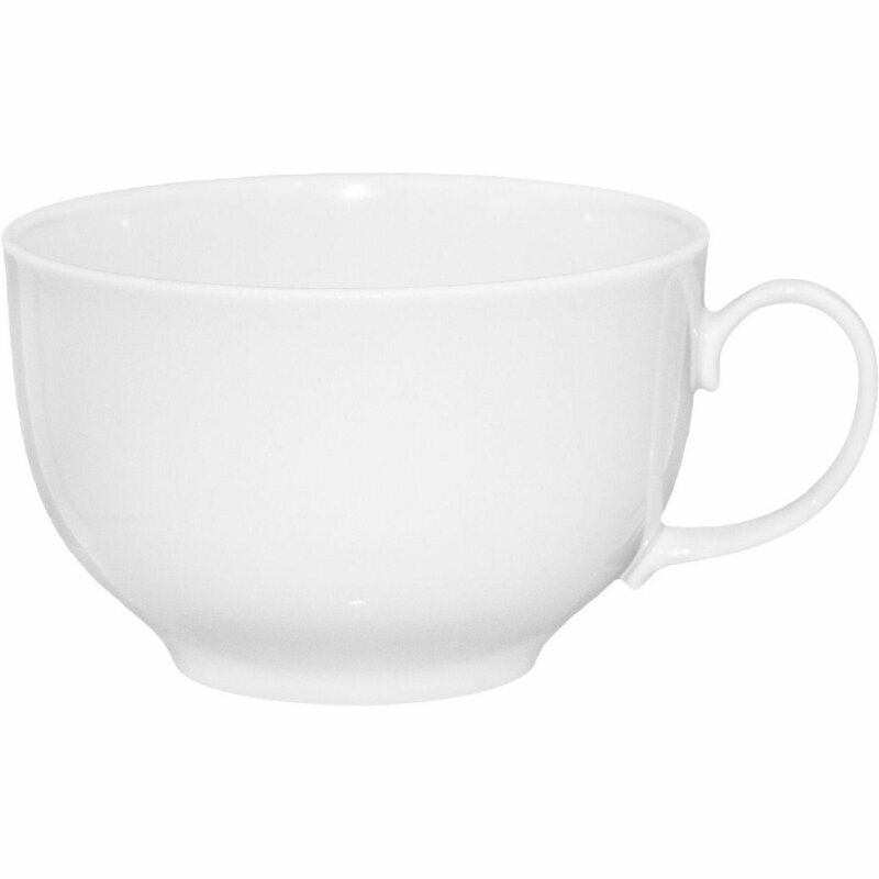 Чашка чайная 210 мл Янтарь Белая фарфор 18 шт/уп, 2139846