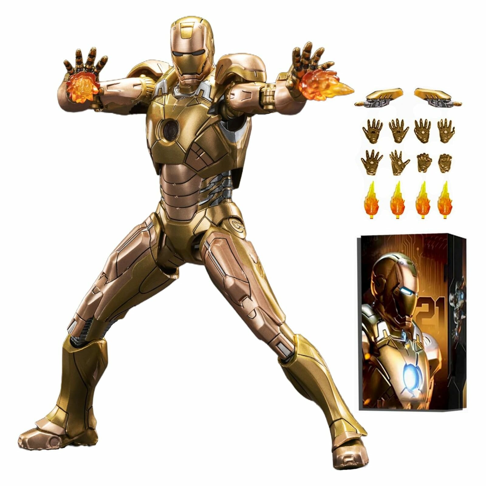 Фигурка Marvel 18см Железный человек 3 Mark21