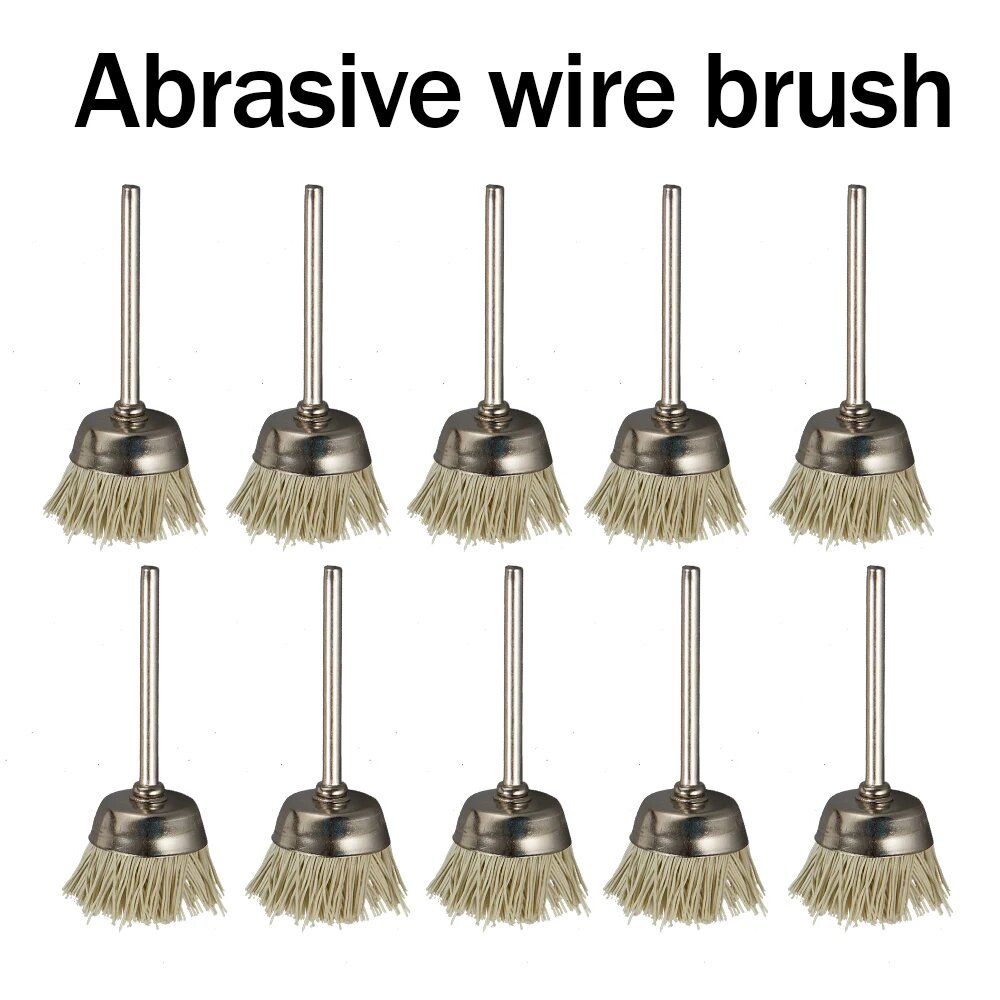 10 шт, Y-образная латунная щетка для шлифовального станка 3x15mm, 10pc abrasive wire