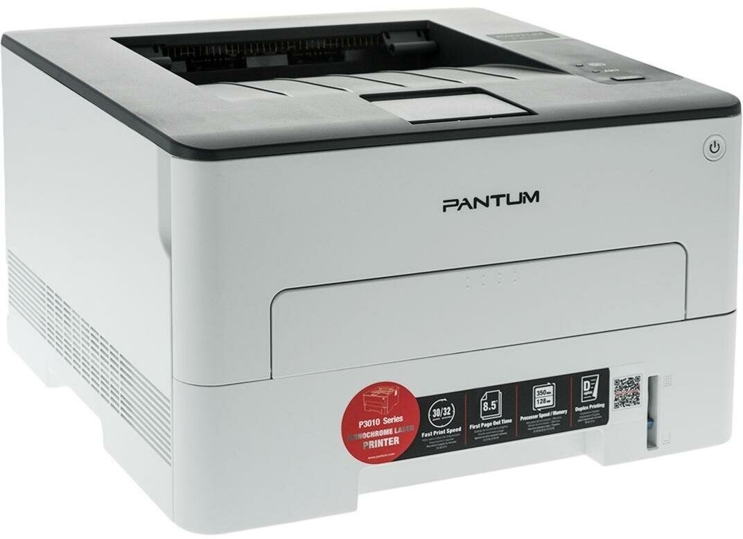 Лазерные принтеры Pantum Принтер Лазерный Pantum P3010D Белый