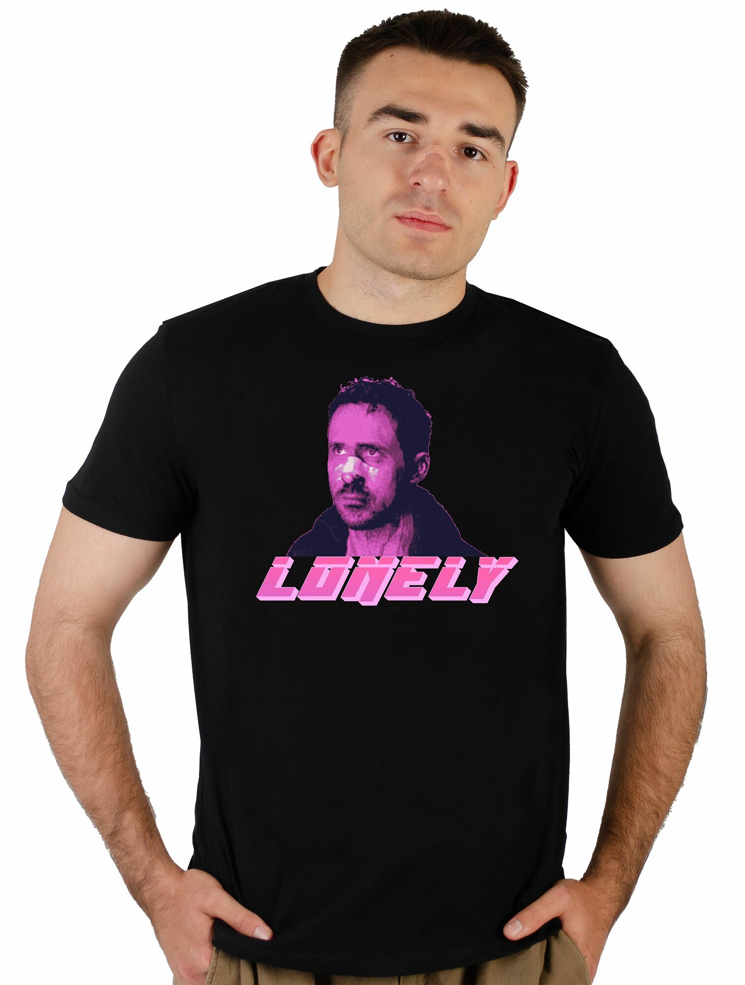 Футболка Райан Гослинг, LONELY, Бегущий по лезвию 2049, Blade runner 2049