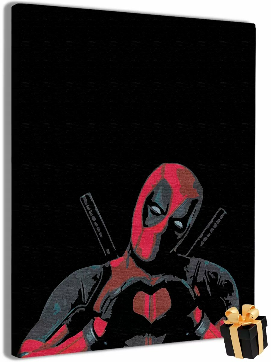 Картина по номерам дэдпул