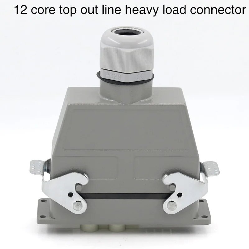Разъем HDC-HK-4/8 WZAZDQ серого цвета top line