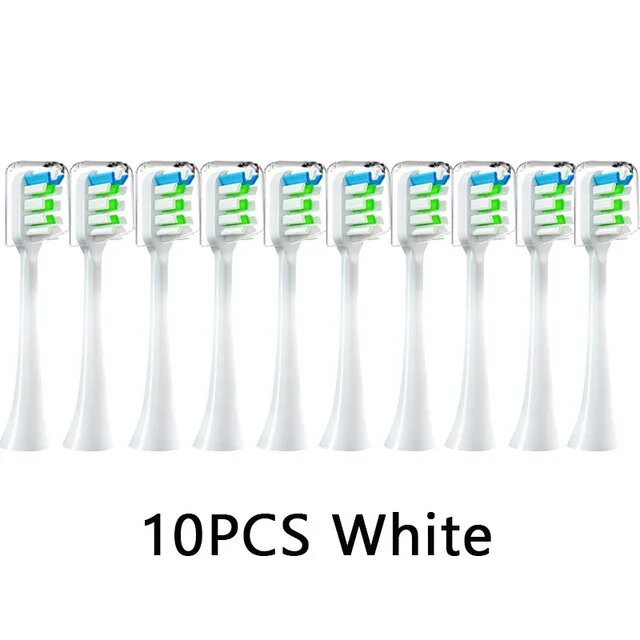 10шт. Сменные насадки для SOOCAS X3/X3U/X5, White