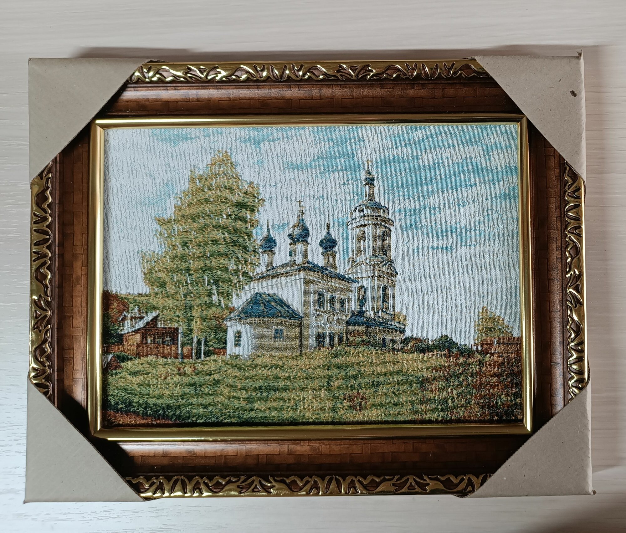 Картина гобеленовая "Церковь Святой Варвары" 23х30