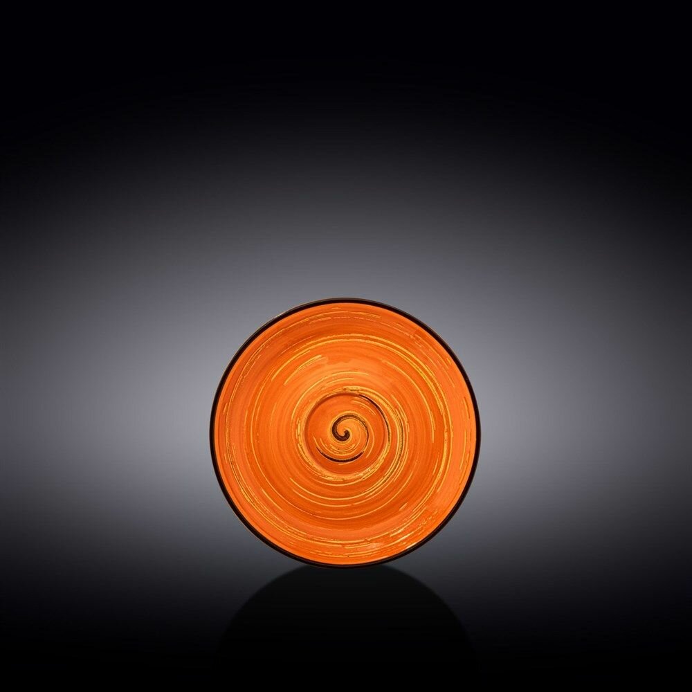Блюдце Спираль оранжевая 12 см. (Spiral Orange). Wilmax