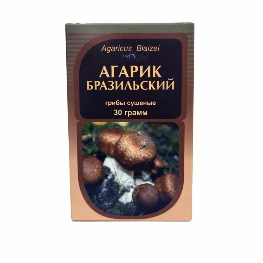 Агарик бразильский 30 гр (грибы сушеные)