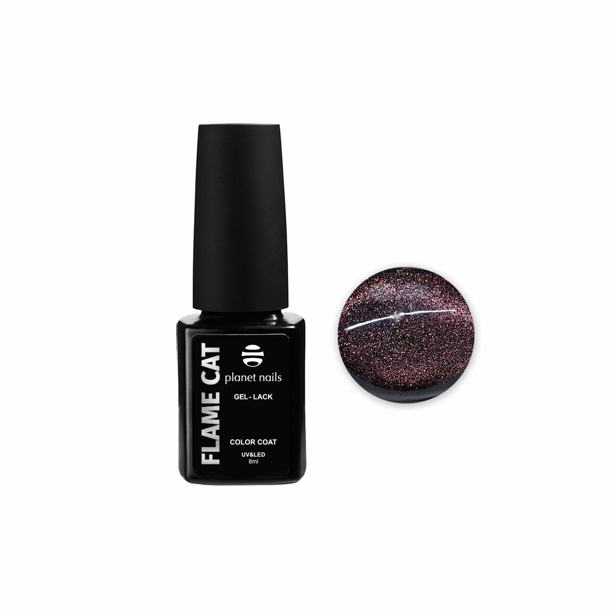 Гель-лак Planet Nails, "Flame cat"- 369, 8мл