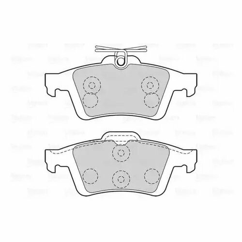 Колодка торозная VALEO 301019