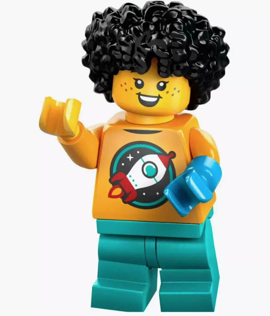 Конструктор LEGO Minifigures 71048-4 Мальчик-астроном Серия 27, 12 деталей, от 5 лет