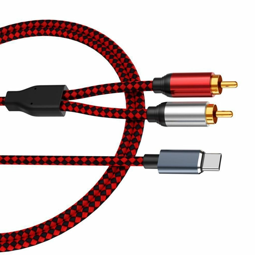 Аудиокабель Type C revolution dual RCA revolution-1,5 м