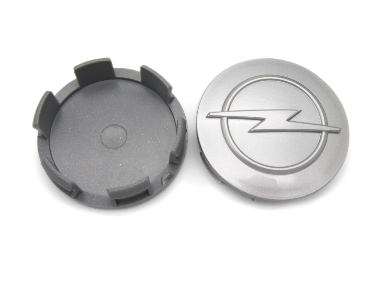 Колпачок, заглушка для литого диска СКАД Opel silver, 56/51/12 мм, 1 шт.