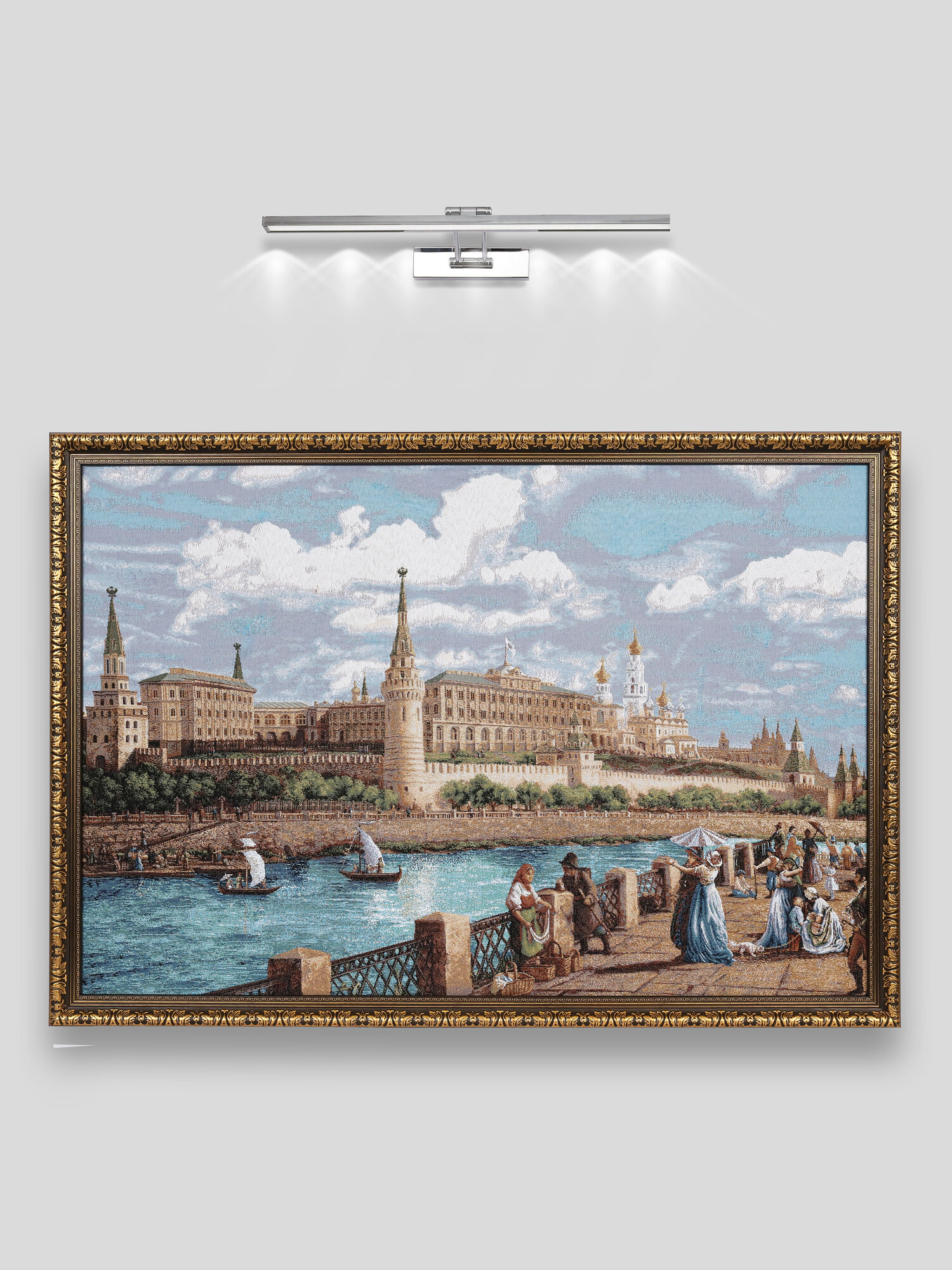Картина на стену Магазин гобеленов "Набережная" 55*75 гобеленовая, гобелен, интерьерная