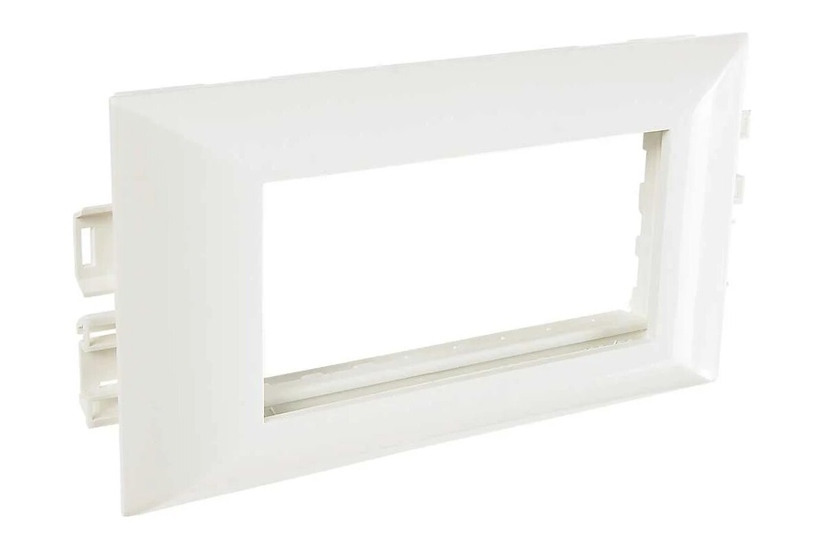 SPL 100008S Суппорт с рамкой на 2 поста 45x45 для кабельных каналов 100x50, 105x50, 6 шт.