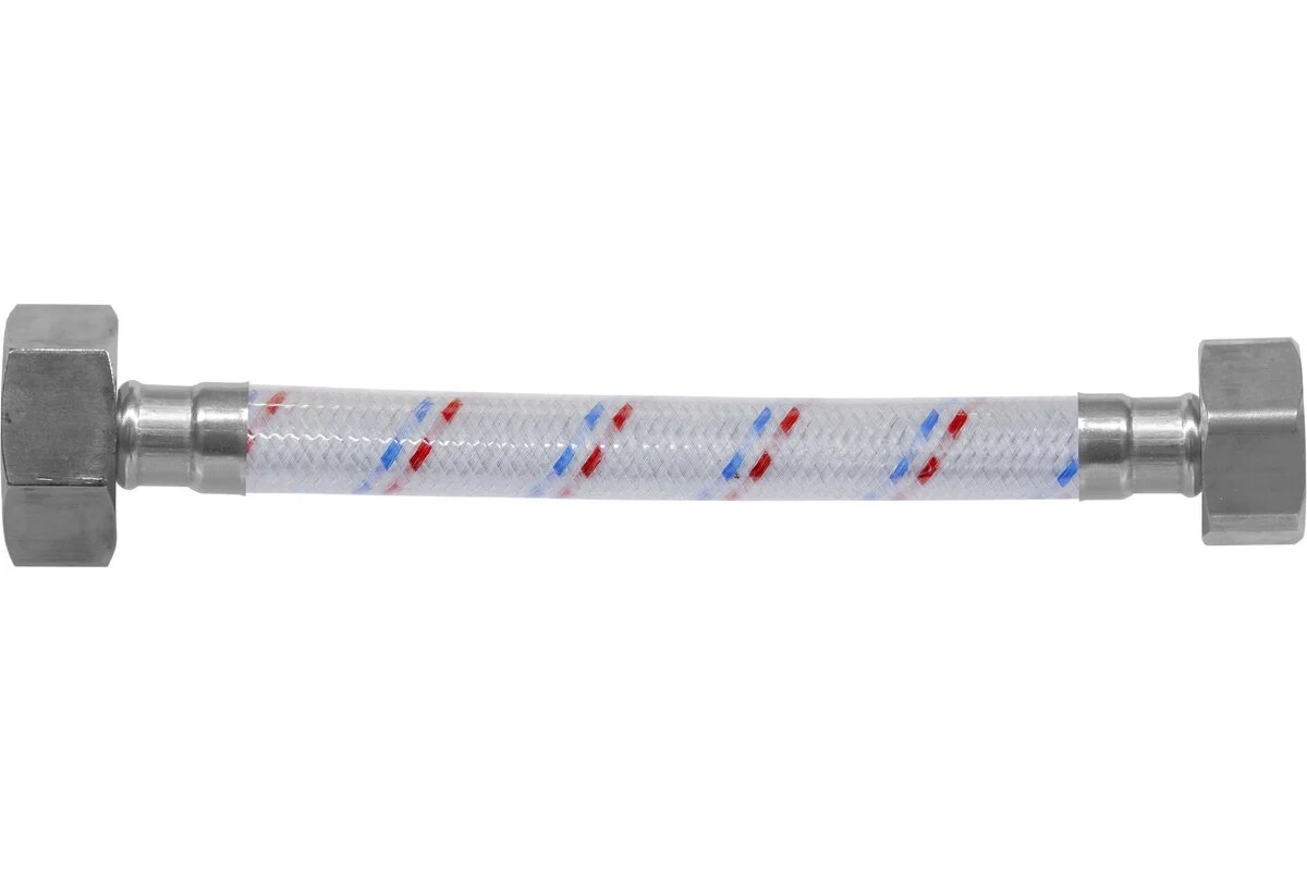 Гигант ЦС 17 гибкая подводка для воды нейлон 3/4”Г x 1Г длина 40 см ГП002384