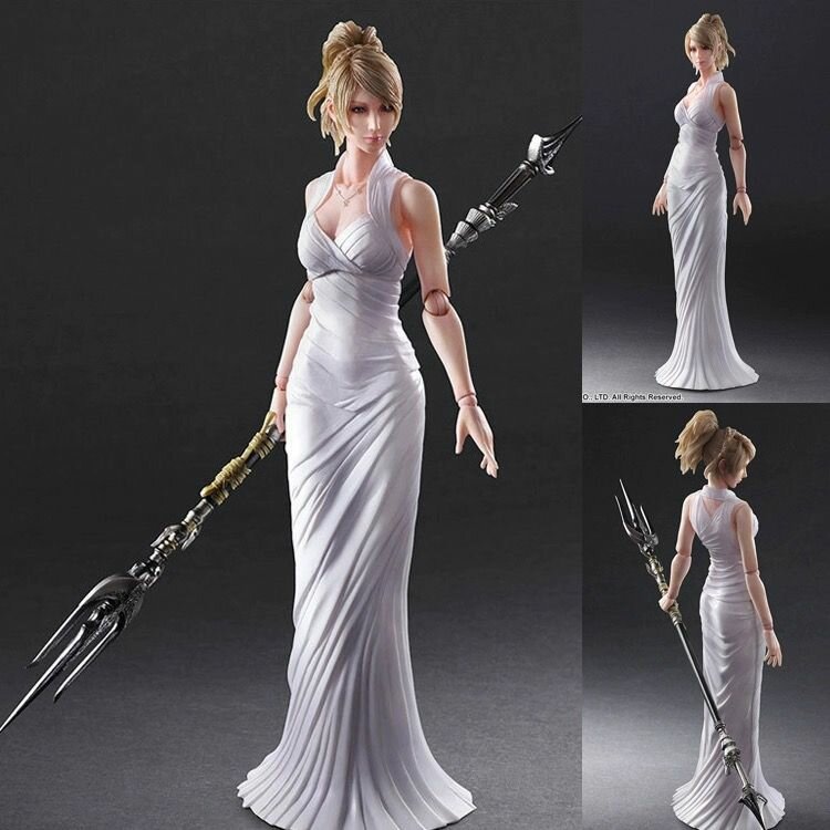 Final Fantasy XV, Luna, подвижная фигурка, размер 27 см, для коллекции, идеальный подарок