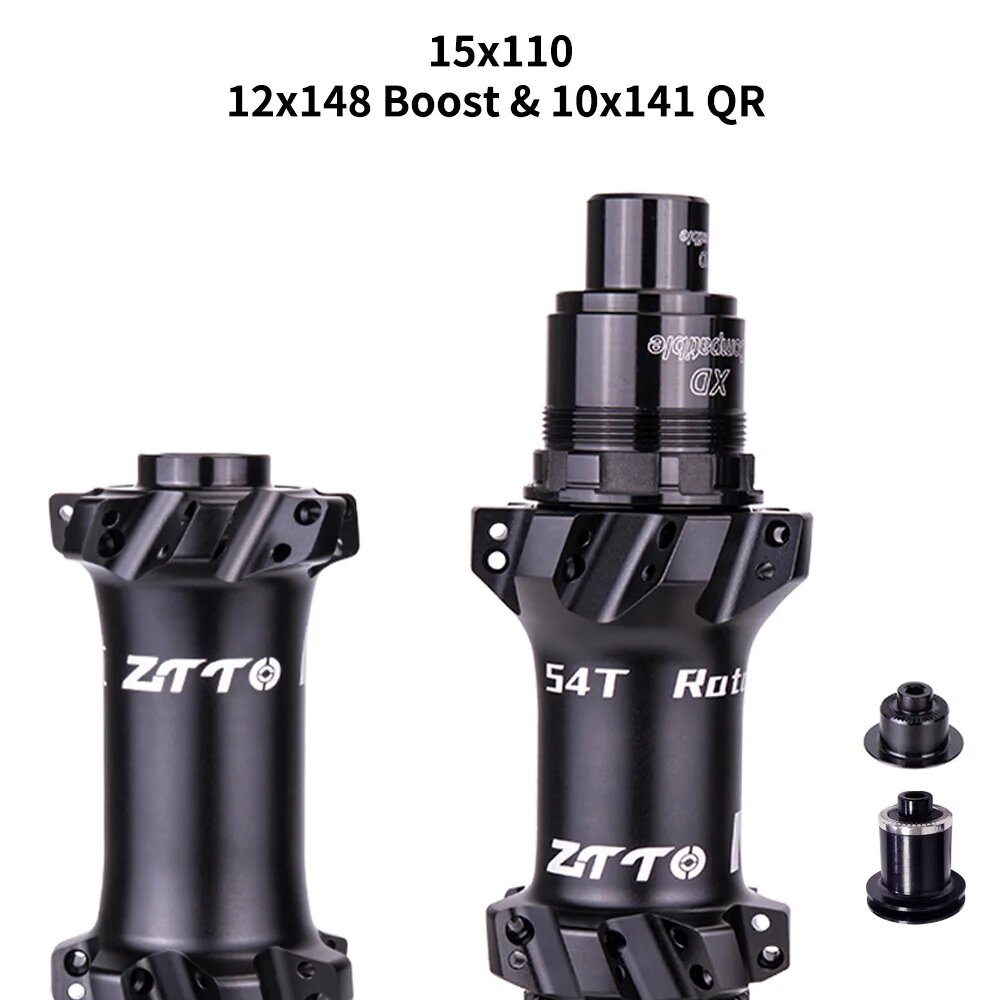 ZTTO M1 MTB втулка 15x110, 12x148 Boost, 10x141 QR, Center Lock, M1 Front