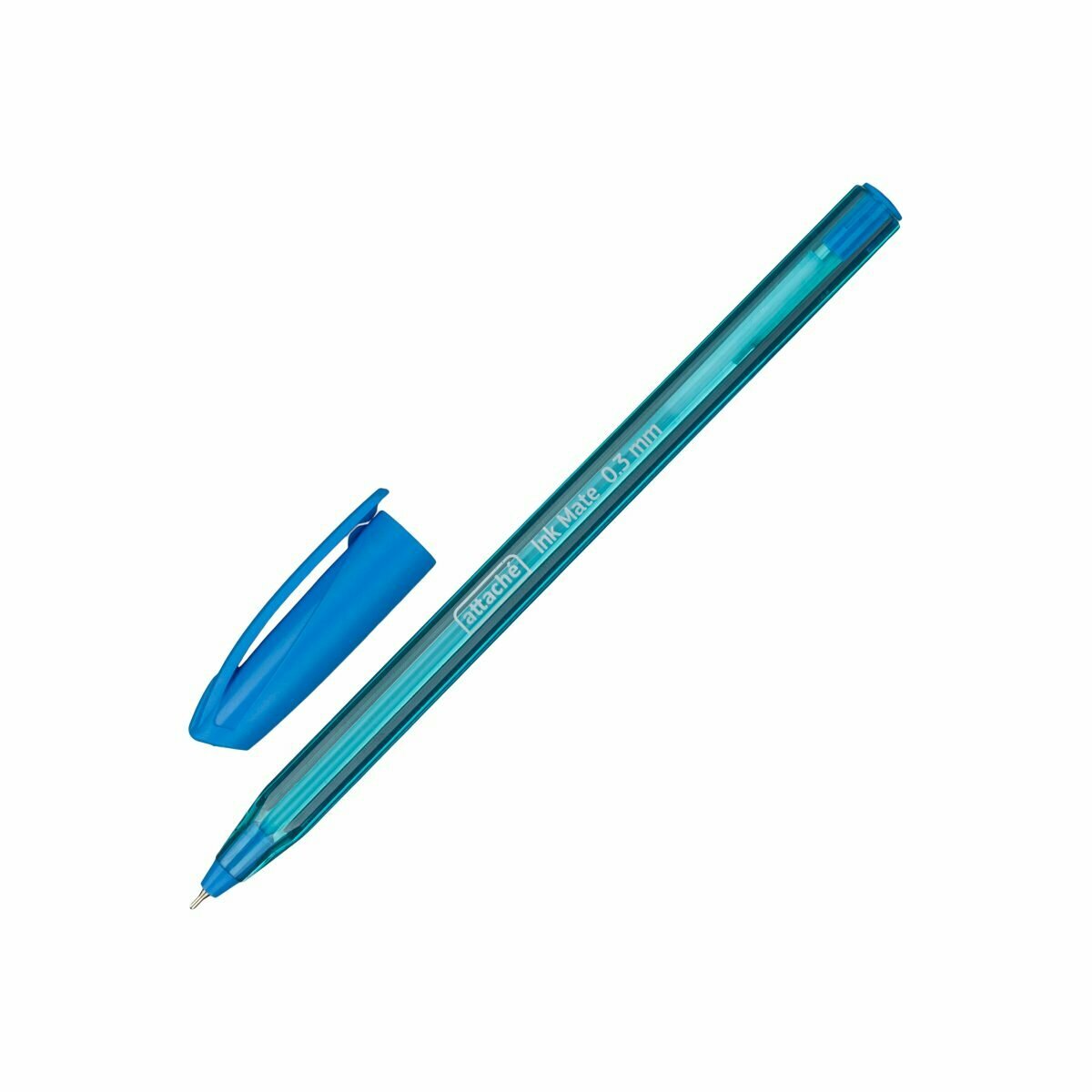 Ручка шариковая Attache Ink Mate (0.3мм, синяя) (1685316), 1шт.