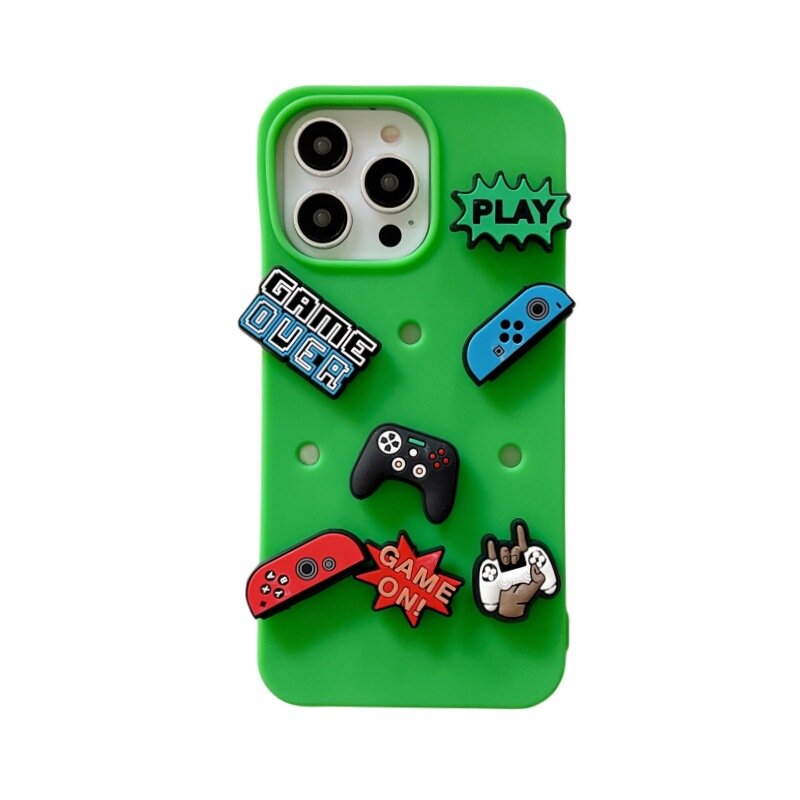 Игровой контроллер, для iPhone 13, с отверстием для DIY, зеленый