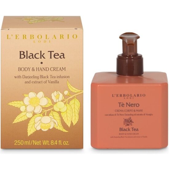Крем для рук и тела Lerbolario Black Tea Body & Hand Cream 250 мл