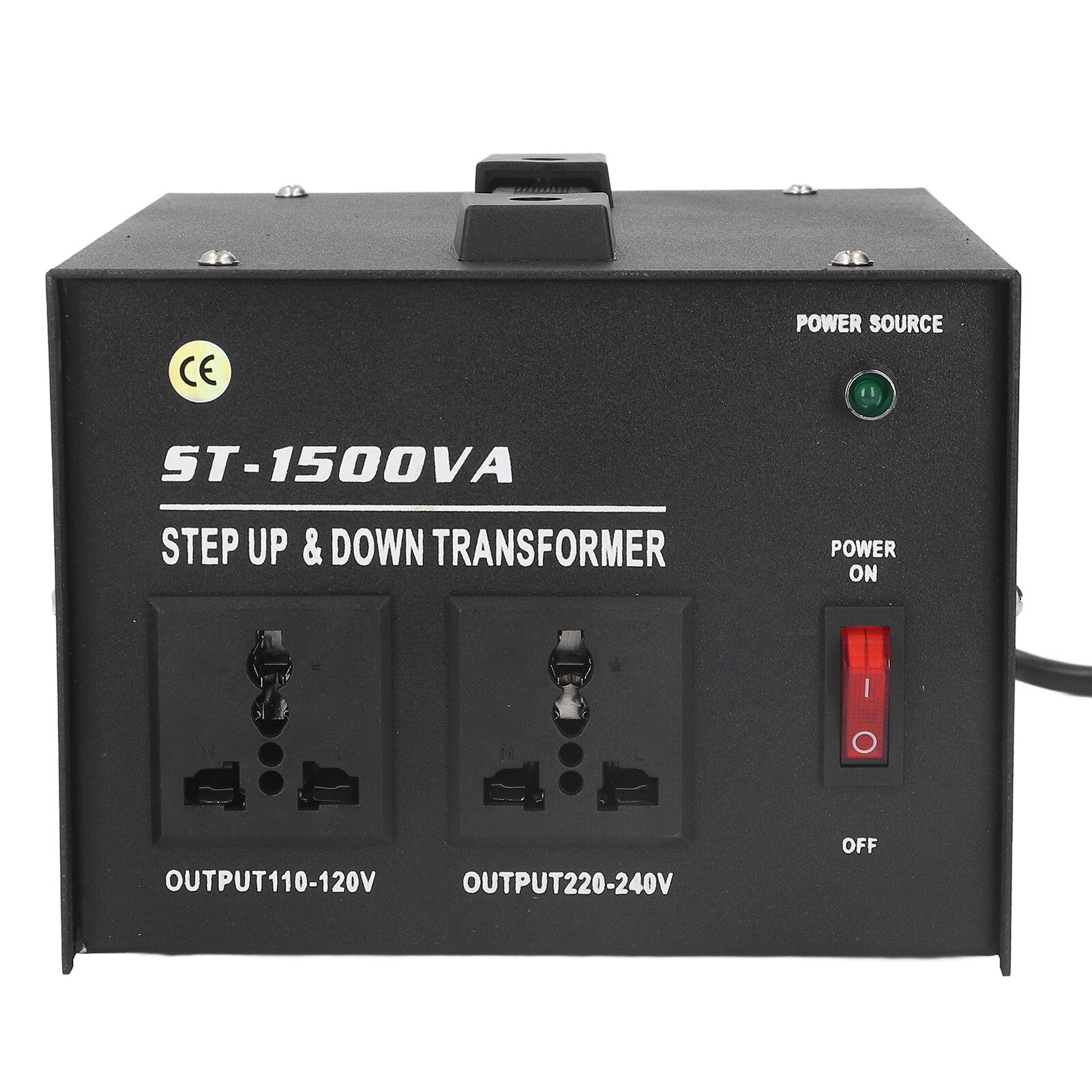 Трансформатор напряжения, повышающий понижающий преобразователь, 1500 Вт, регулируемый, 110–120 В, 220–240 В, вход переменного тока, вилка стандарта Великобритании