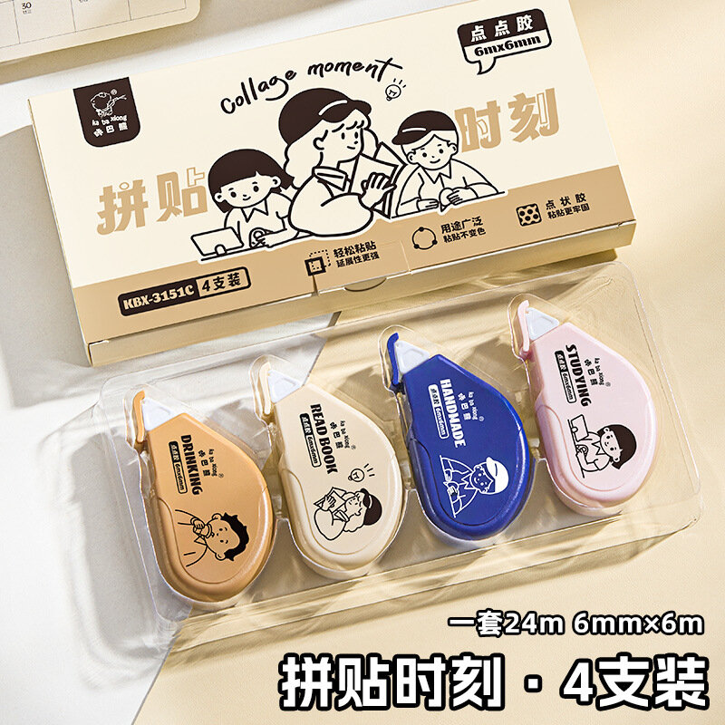 Клей двусторонний "Момент", 4 палочки