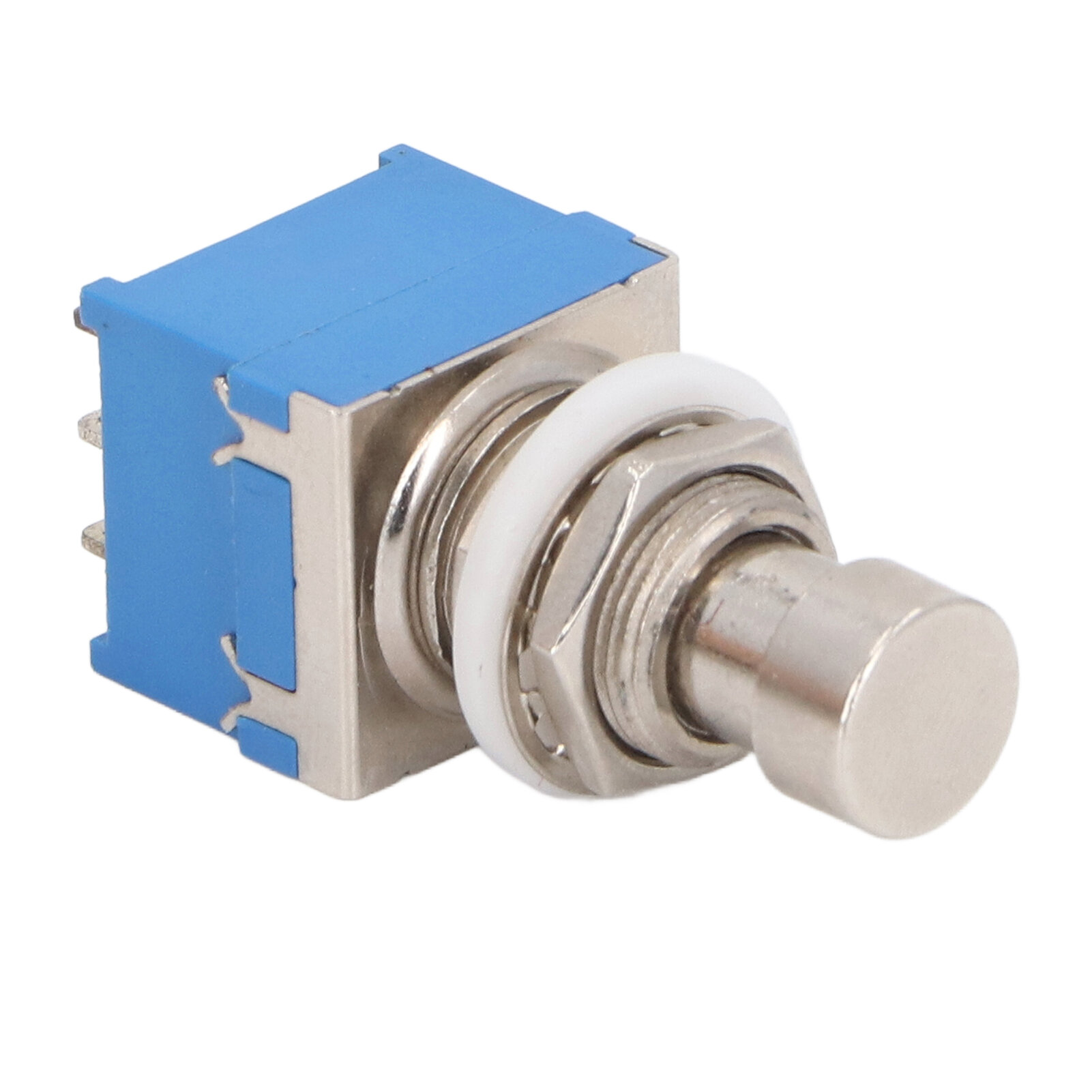 Педаль эффектов для гитары, ножной переключатель, 9-контактный, 3PDT, кнопка True Bypass, педальный переключатель для гитарных эффектов, синий