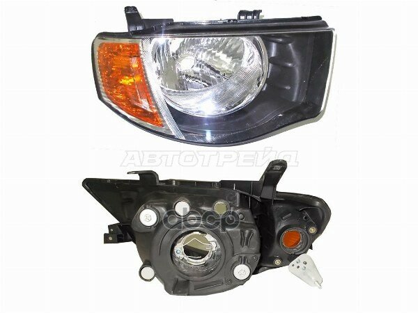 Фара Mitsubishi L200 07-14 / Triton 06-11 (Справа/ Галоген/ Ручная регулировка) Sat арт. ST-214-1180R