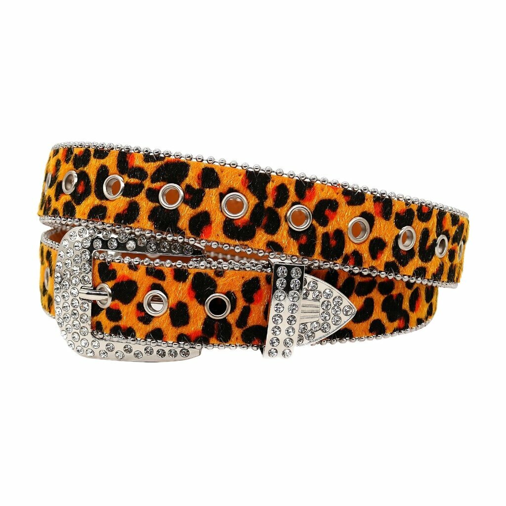 Блестящий пояс с шипами и черепом для уличных танцев Jean Livehouse, цепочка в стиле панк, потрясающие стразы