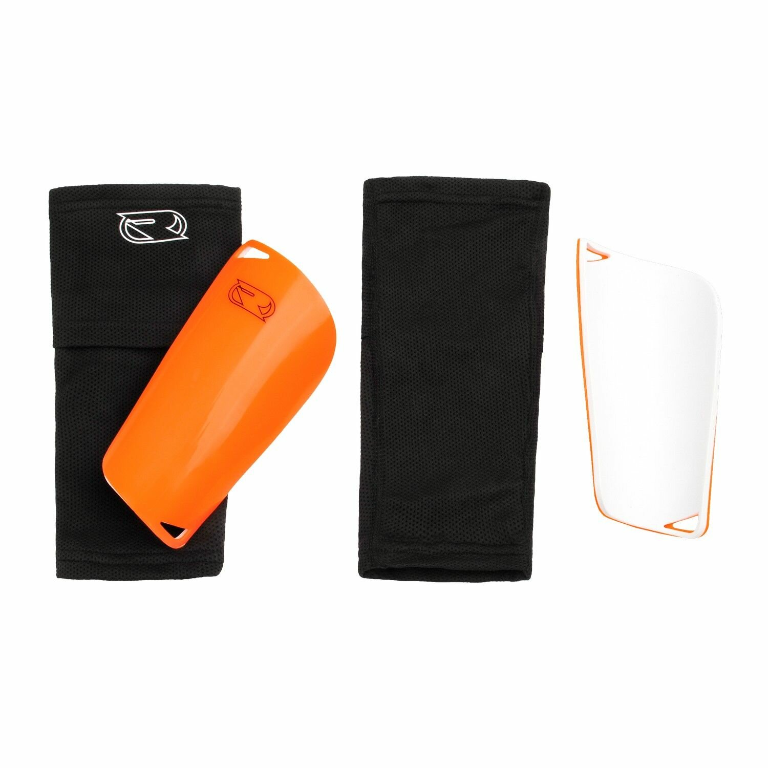 Щитки футбольные RGX-8450 black/orange (L)