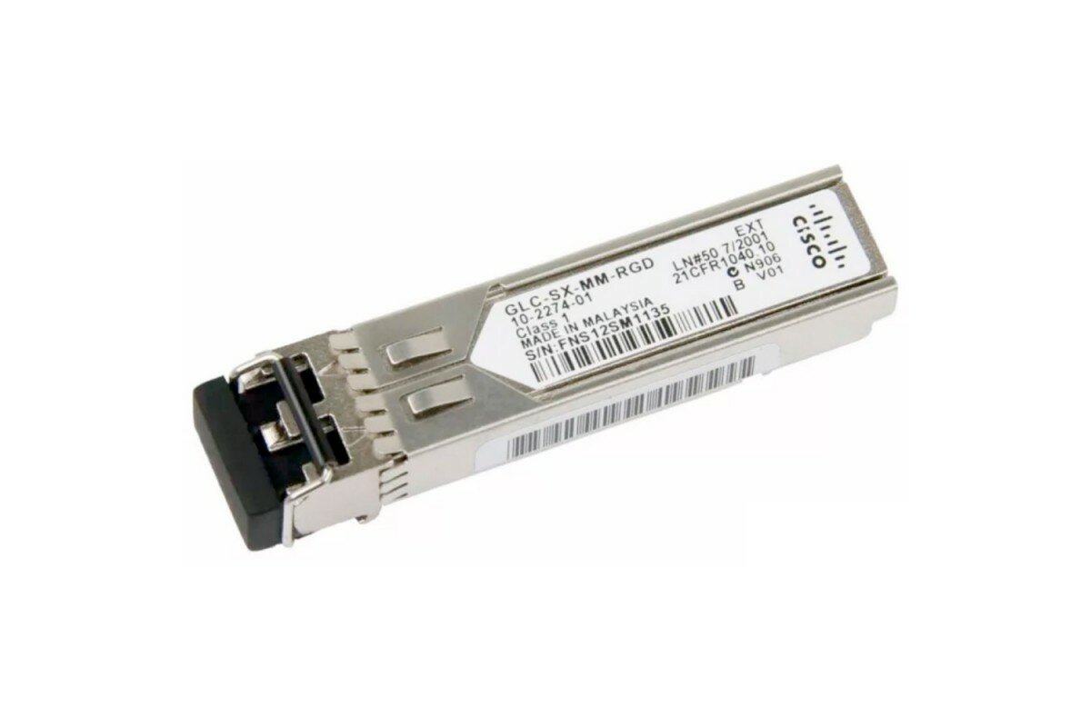 Модуль Cisco GLC-SX-MM-RGD, для трансиверов, Ethernet 1000BASE-SX