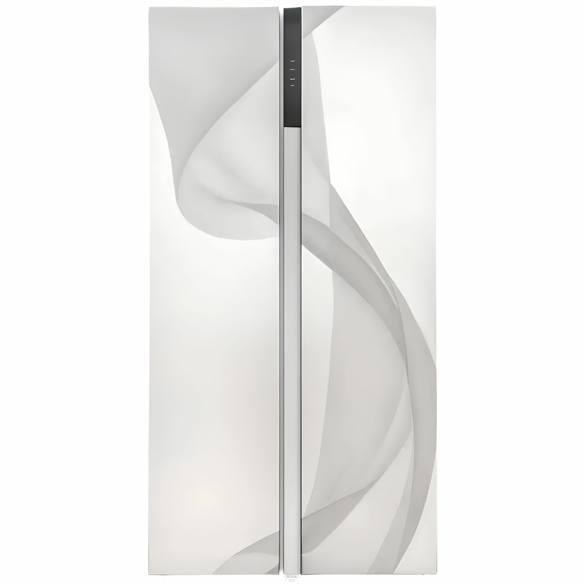 Холодильник двухкамерный LEX LSB530WHID WIND Side by Side, инверторный