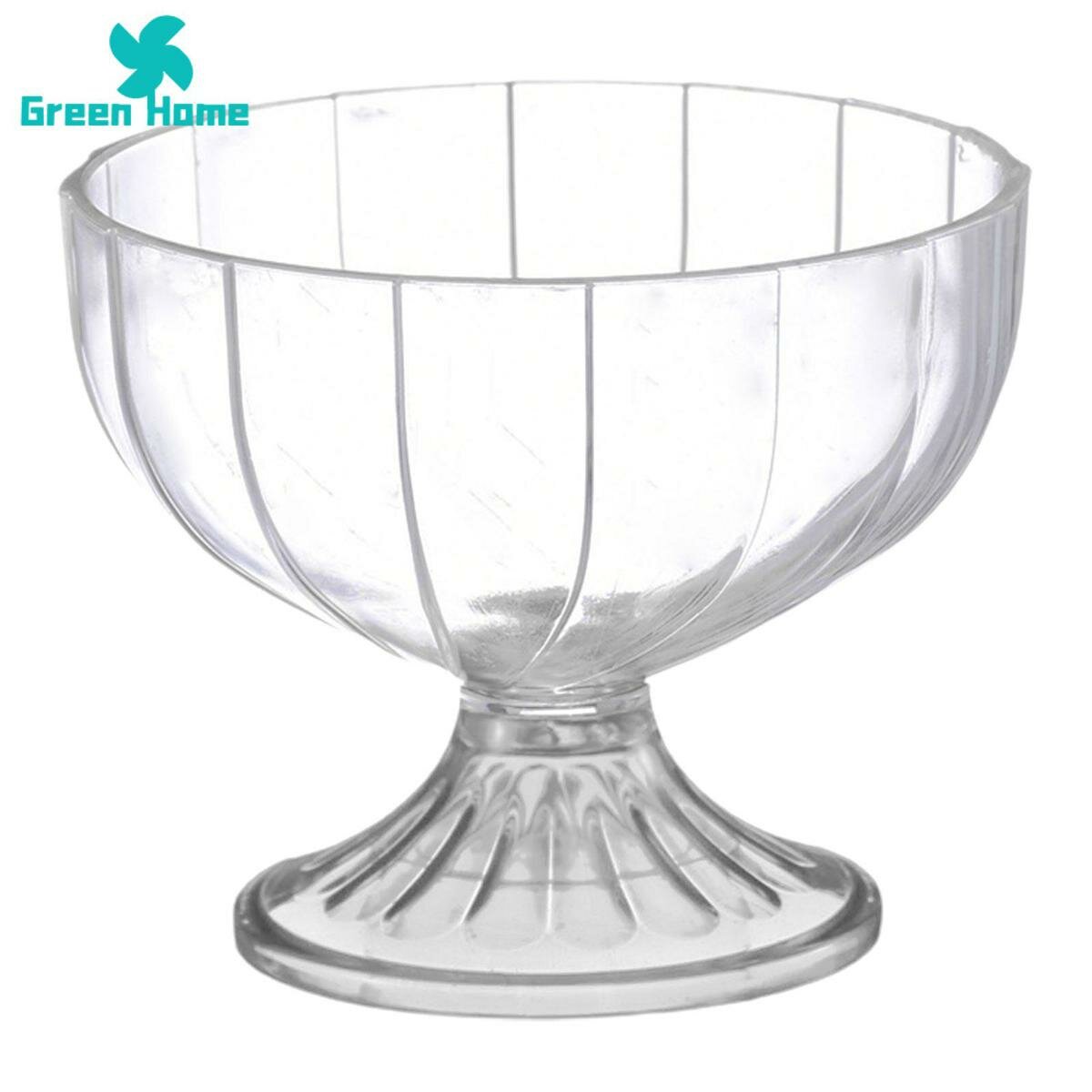 Фруктовая миска для десерта Green Home, прозрачная детская чашка для мороженого и молочного коктейля