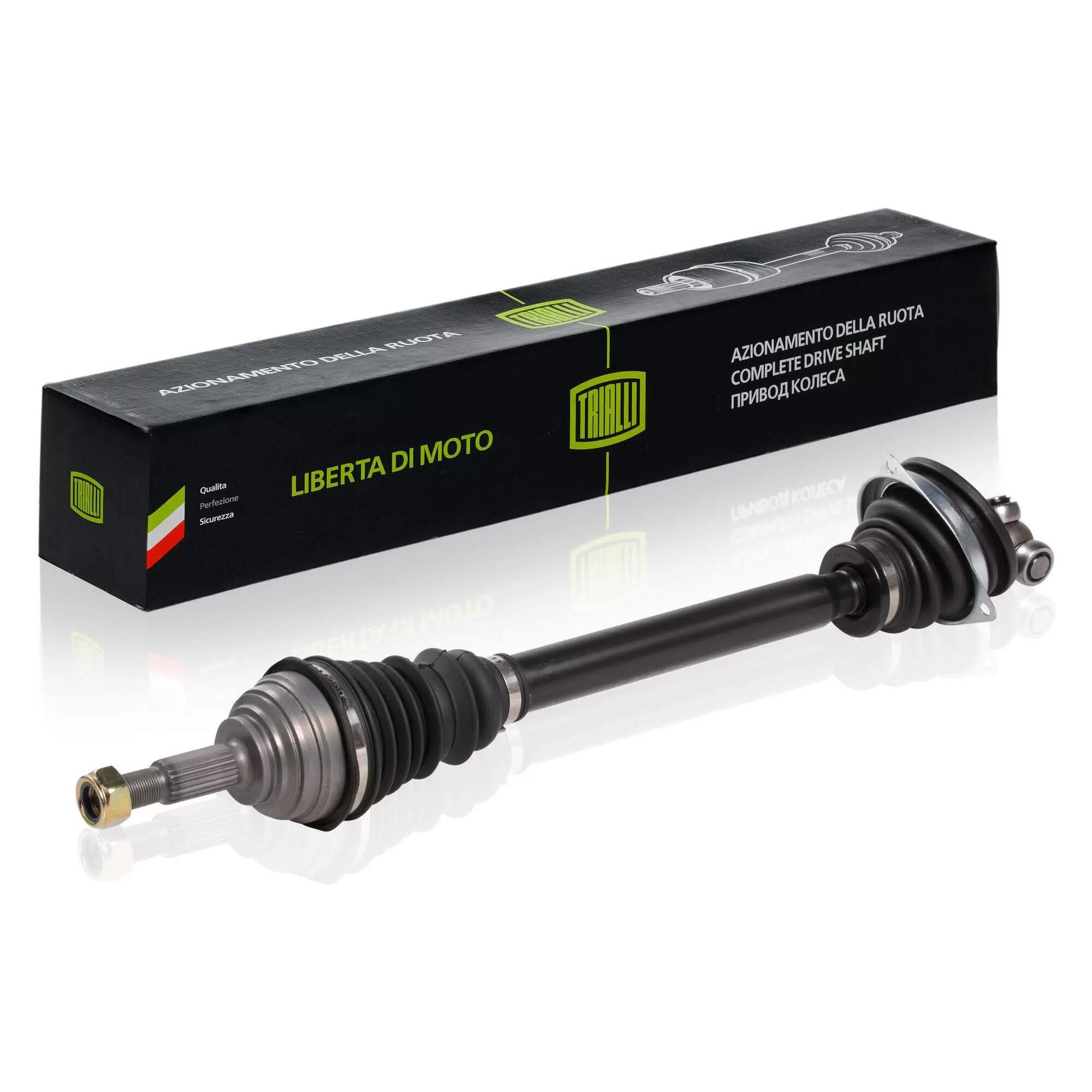 Привод левый Лада Ларгус К7М 8 клапанов, Рено Логан 1.6 K4M (КПП JH3, 23 шлица) TRIALLI AR0902 / 8200499304 / 391010167R