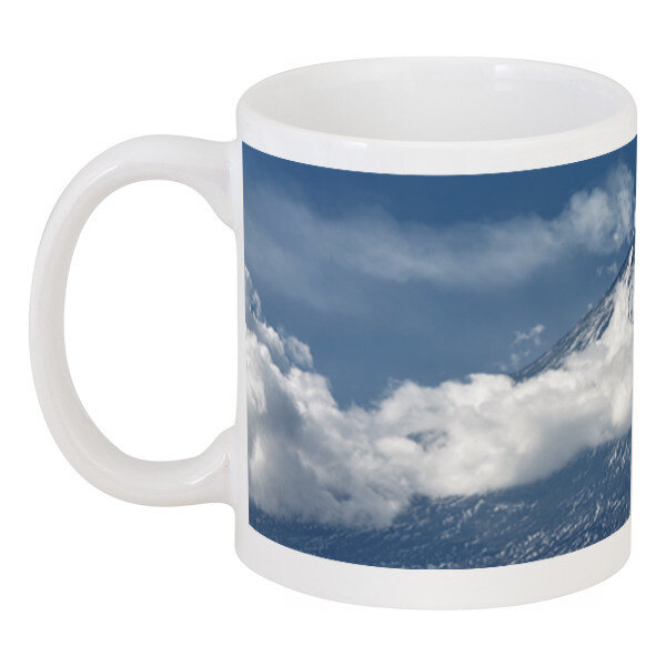 Кружка Камчатка, осенний пейзаж, извержение вулкана #2300828