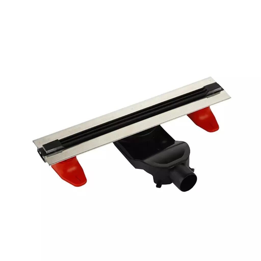 Трап Vieir для душа с гидрозатвором, цвет графит, 50 см, нержавеющая сталь, с переливом